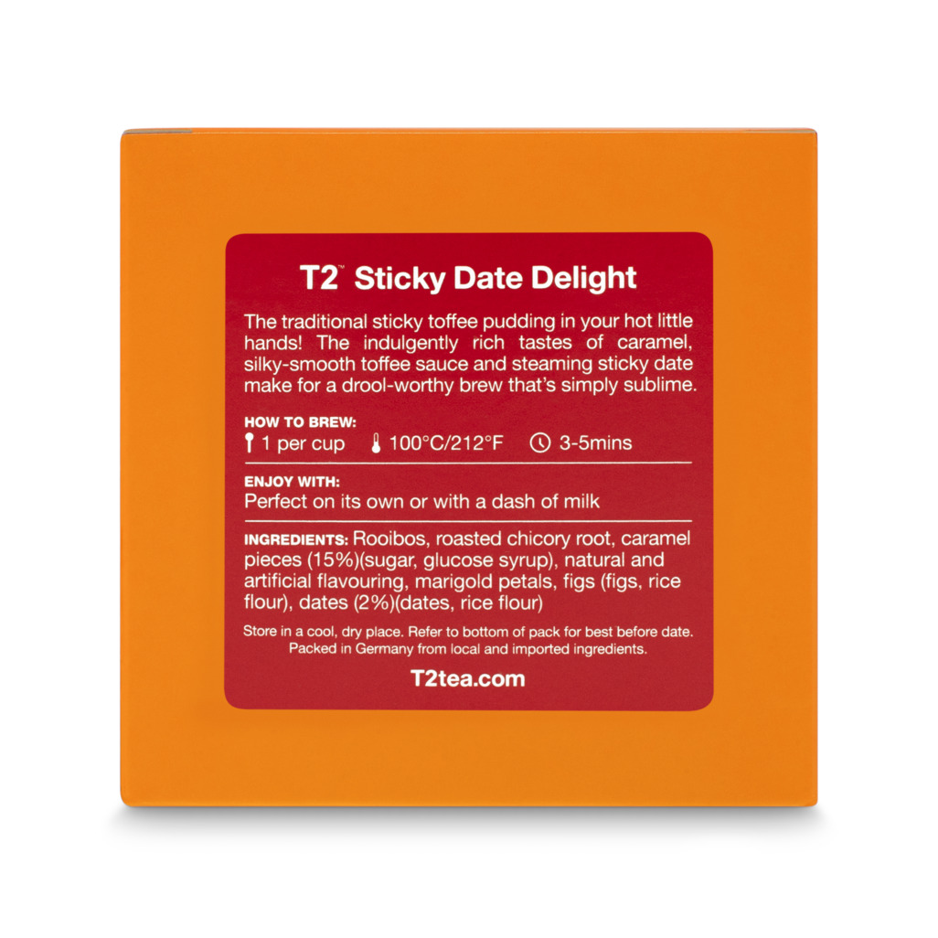 Sticky Date Delight Loose Leaf Cube 100g - T2 Tea