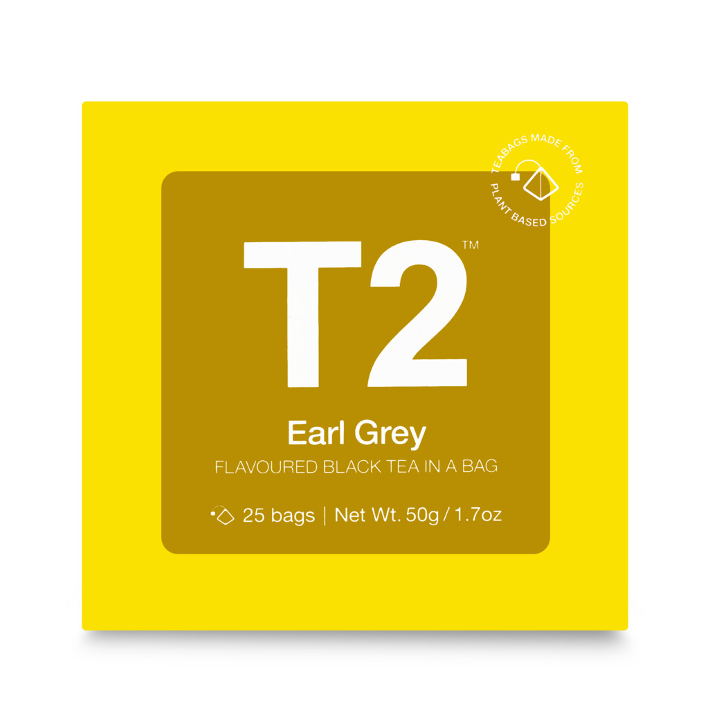 Earl Grey Tea Bag Cube 25 Pack - T2 Tea
