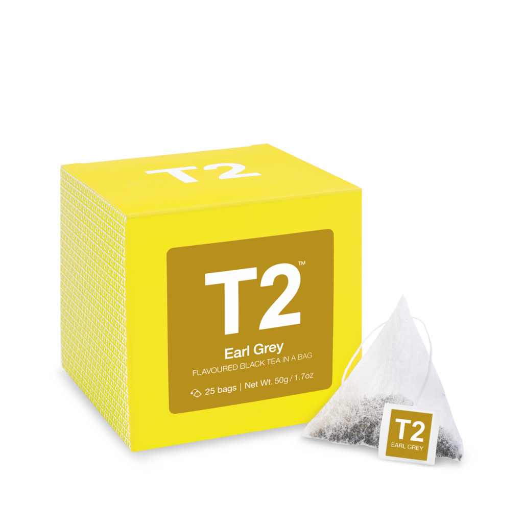 Earl Grey Tea Bag Cube 25 Pack - T2 Tea