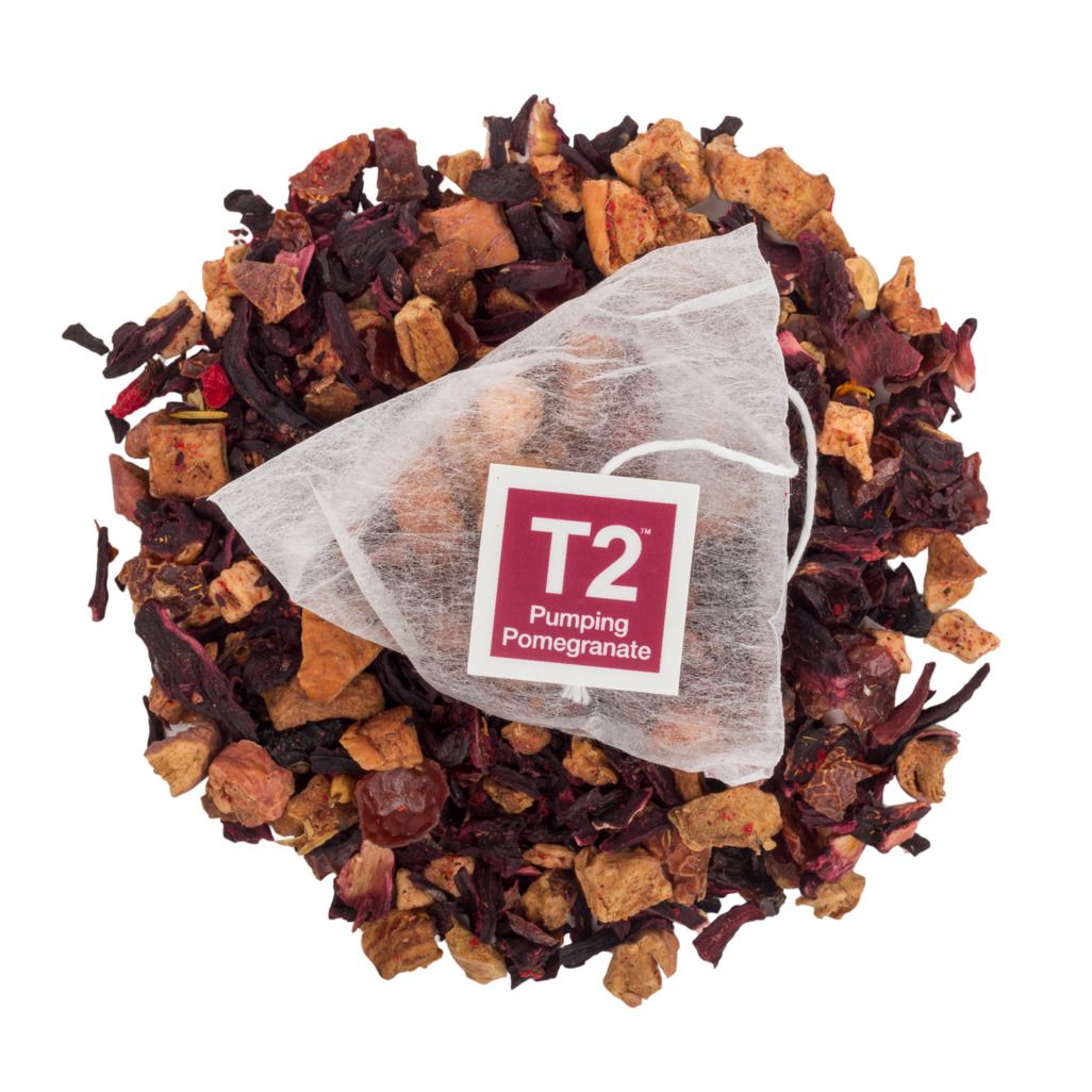 Pumping Pomegranate Tea Bag Cube 25 Pack - T2 Tea