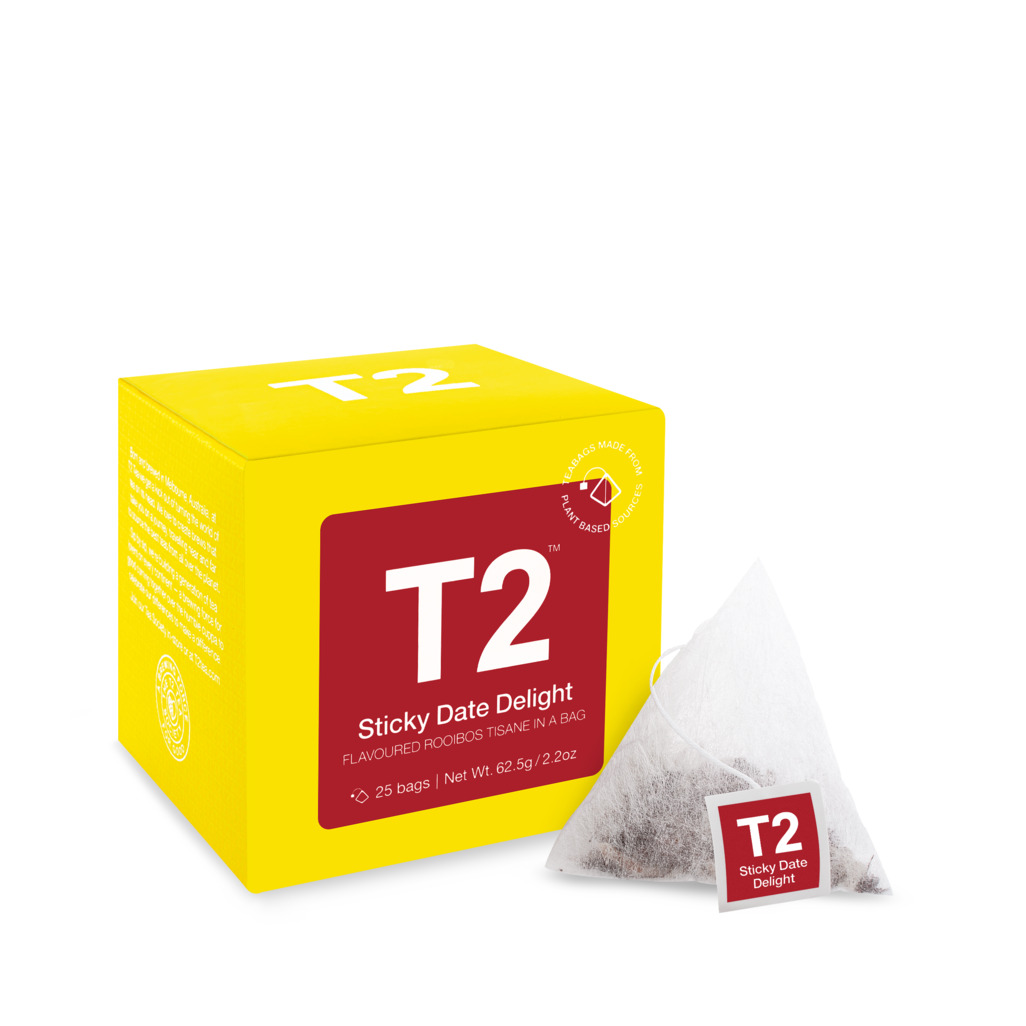 Sticky Date Delight Tea Bag Cube 25 Pack - T2 Tea